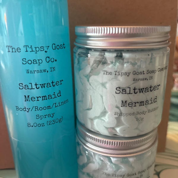 Saltwater Mermaid Handmade Cold Process Soap Made With Goat Milk - Etsy