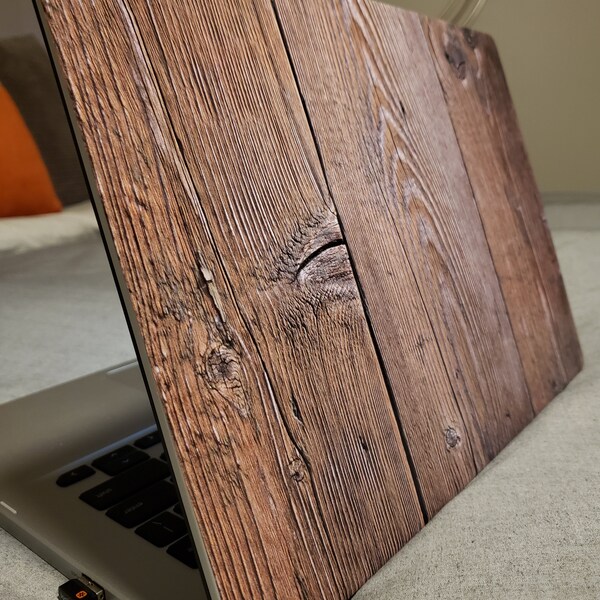 Laptop Skin Wood Texture Notebook Vinyl Decal Dell Hp Lenovo Asus ...