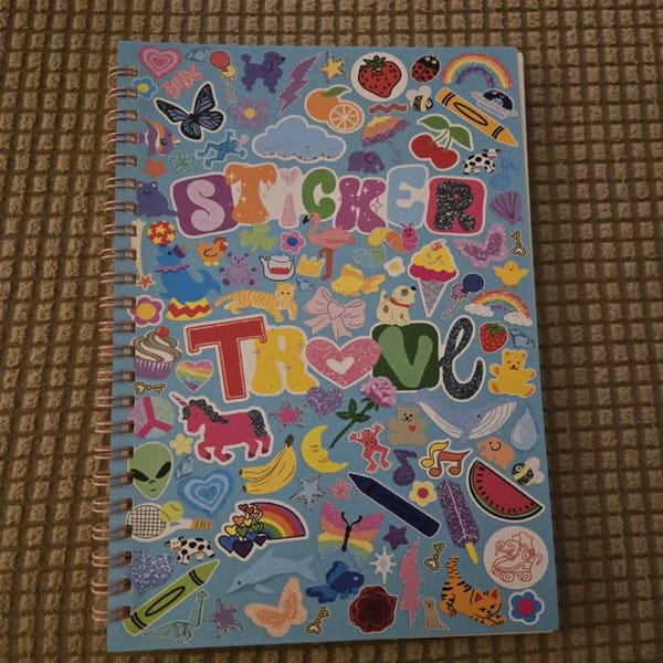 Adult Sticker Album, Sticker Book for Adults, Sticker Book, Sticker ...
