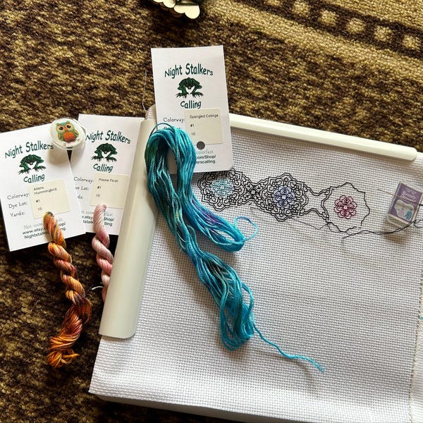 Gobo- June '24 Mystery Colorway, Hand Dyed Floss, Variegated Thread ...