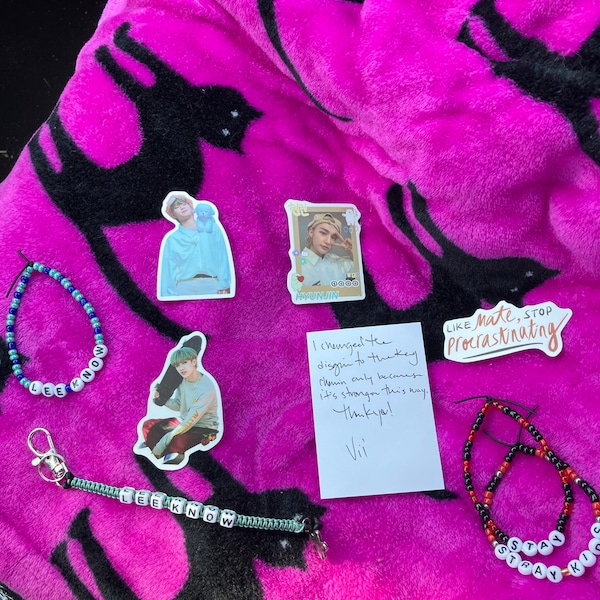 Stray Kids Bracelet Pair Plus Freebie - Etsy
