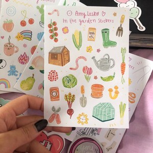 Gardening / Sticker Sheet / Planner Stickers Cute Stickers Bullet ...