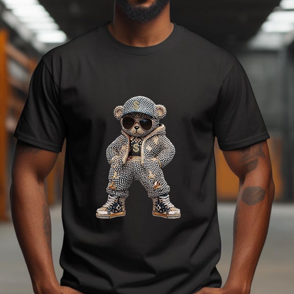Designer Bear PNG,N Ikepng, Cartoon Bear, Adventure Time, Hip Hop Bear ...