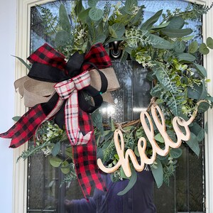 Christmas Mailbox Topper, Christmas Mailbox Swag, Rustic Christmas ...