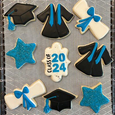 Congrats Grad Hand Lettered Cookie Cutter With or Without Stencil - Etsy