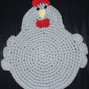 Crochet Pattern for the Swanky Chicken Trivet Potholder PDF - Etsy