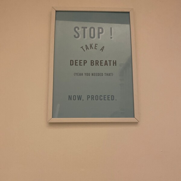 Take A Breath Print - Etsy