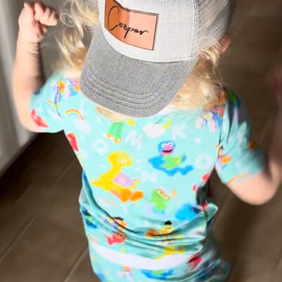 Custom Toddler Ball Cap Hat With Mesh Back, Infant Hat, Signature Hat ...