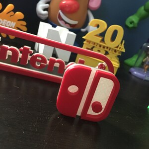 Nintendo Switch Joy Con Video Game Logo Sign 3D Printed, Man Cave, Game ...