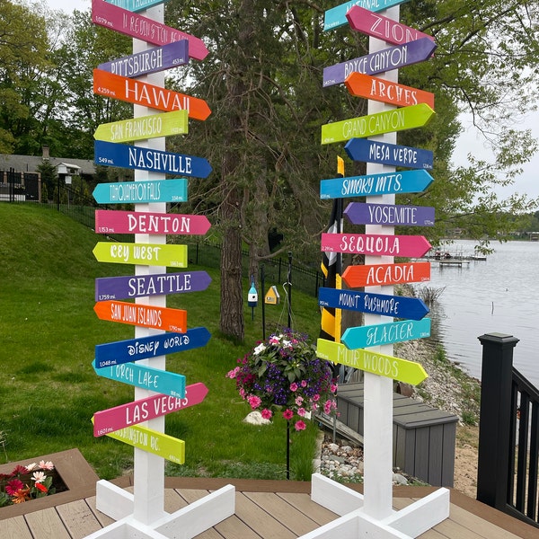 Directional Signs | Destination Signs | Arrow Sign | Yard Destination ...