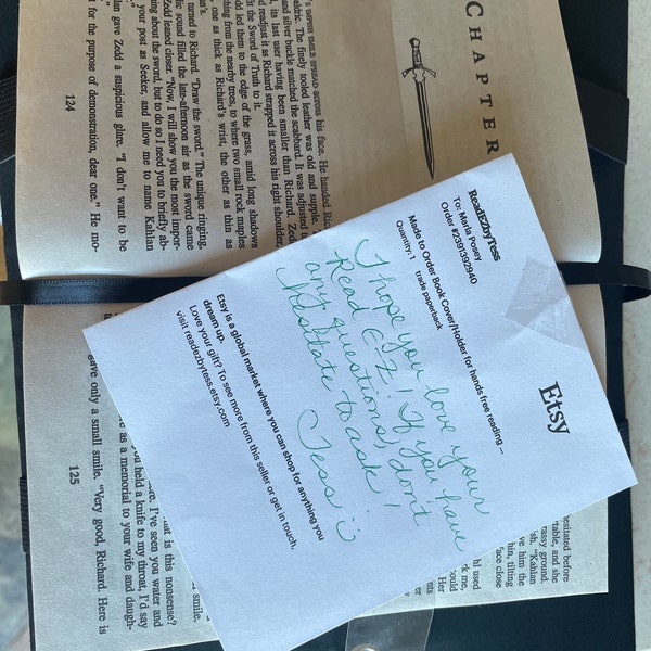 Made to Order Book Cover/holder for Hands-free Reading and Reading in ...