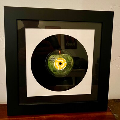 45 Rpm Record Picture Frame Displays Sleeve and 7 Vinyl - Etsy