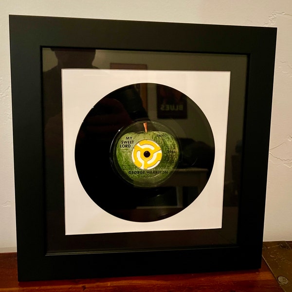 45 Rpm Record Picture Frame Displays Sleeve and 7" Vinyl - Etsy