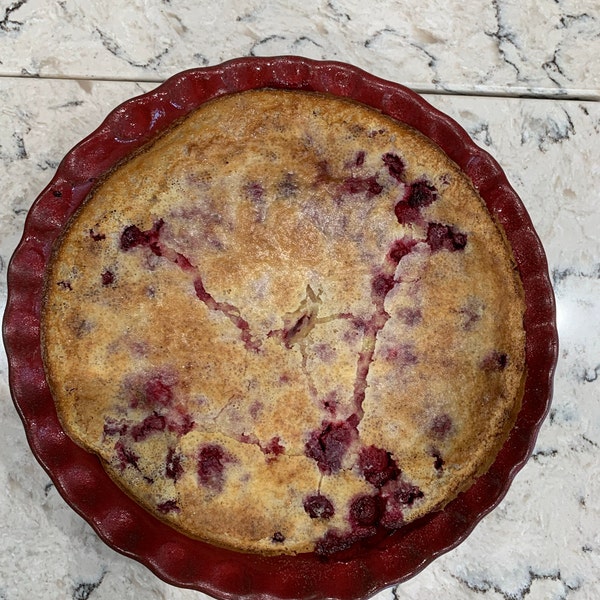 Stoneware Pie Dish - Pinched Edge 9 Inch - Ceramic Pie Pan - Farmhouse ...