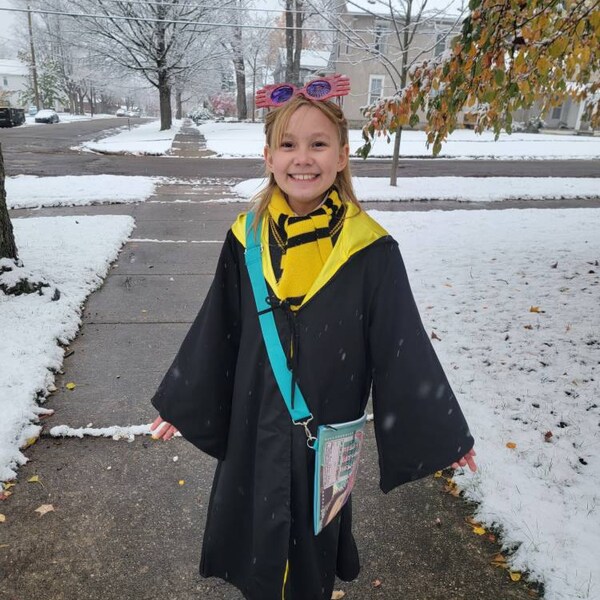 Black Wizard Robe With Sleeves, Hood, and Satin Liner | Medieval ...