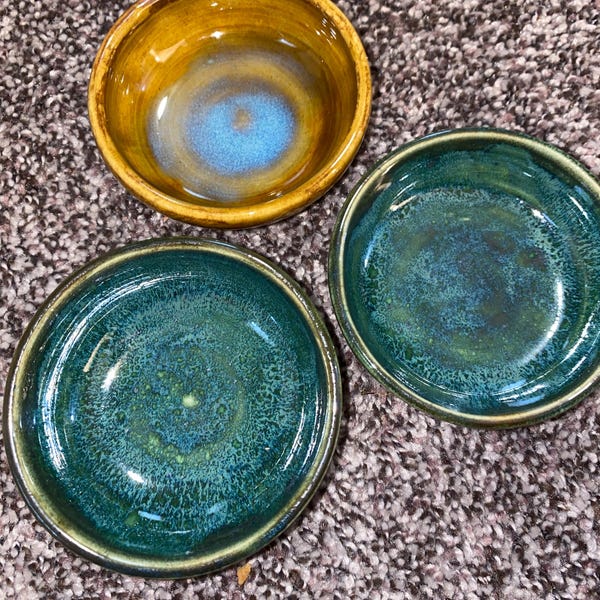 Ring Dishes, Ceramic, Handmade, Small Jewelry Bowl, Trinket Dish ...