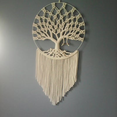 Macrame Tree of Life,boho Decor,handmade Dreamcatcher,large Macrame ...