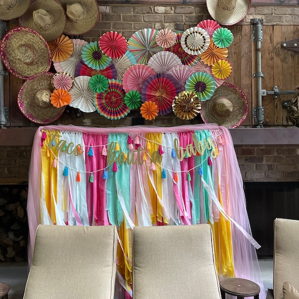 Pretty in Pink Party Fringe Backdrop, Pink Photo Backdrop Pink Party ...