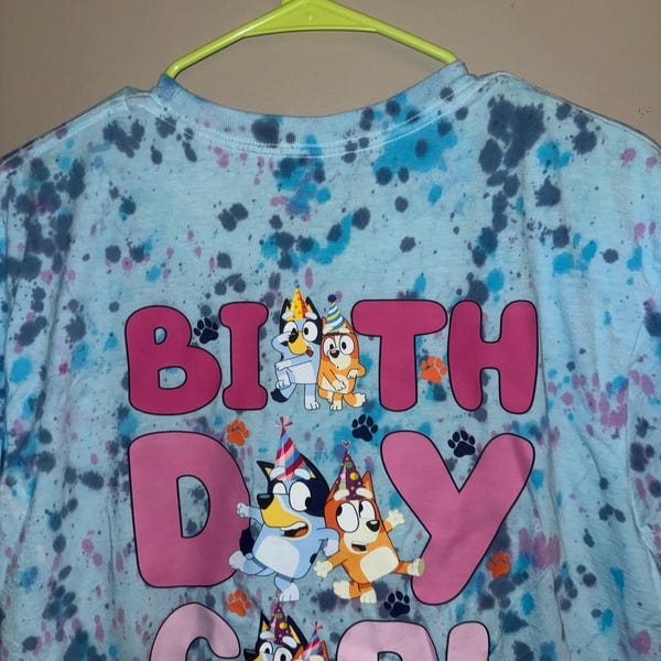 Bluey 4th of July Ready to Press DTF, Full Color Bluey Transfer Prints ...