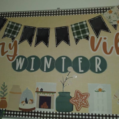 Winter Wonderland Bulletin Board Kit, Easy Seasonal Classroom ...