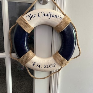 Custom Life Ring Nautical Decor Custom Life Ring Gift for - Etsy