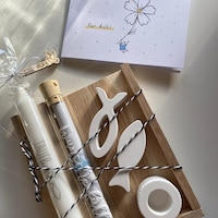 Kleines Raysin Geschenkset, Kerze mit Kerzenleuchter, Kleines ...
