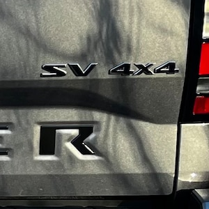 SV 4x4 Emblem Overlay 2022-2024 Nissan Frontier Prox Pro4x Sv Tons of ...