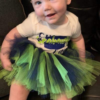 Seattle Seahawks Baby Girl Outfit Toddler Girl's Outfit, Newborn ...