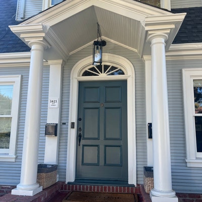 Victorian House Number Plaque Address Sign Cast Iron Nameplate Handmade ...