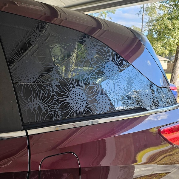 Bat Car Window Decals Quarter Panel Window Large Pattern Decal Custom ...