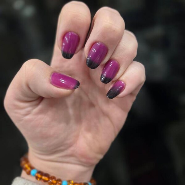 Purple Blue Magnetic Nail Polish - Eldritch Influence - Inspired by ...