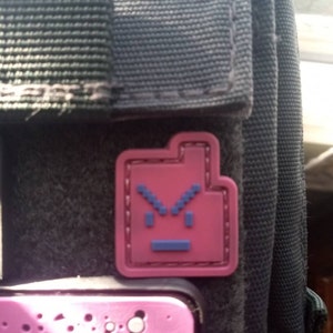 Rick & Morty Butter Robot Ranger Eye Patch Rubber Velcro Moral Patch ...