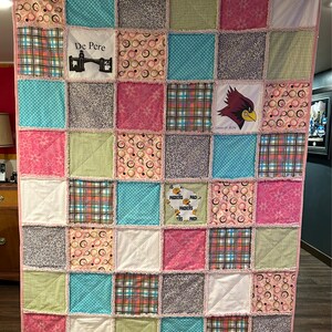 Rag Quilt DIY Directions, Tutorial PDF Layer Cake Pattern - Etsy