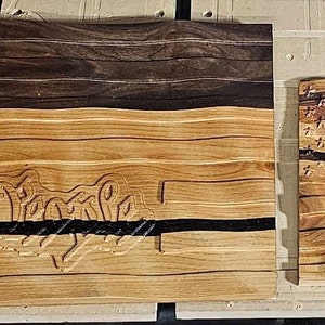 Snowflake Tray CNC Files for Wood svg, Dxf, Eps, Ai, Pdf, Stl - Etsy