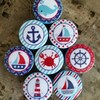 NAUTICAL Knobs Handmade Drawer Pull Harper Sail Away Regatta Jackson ...