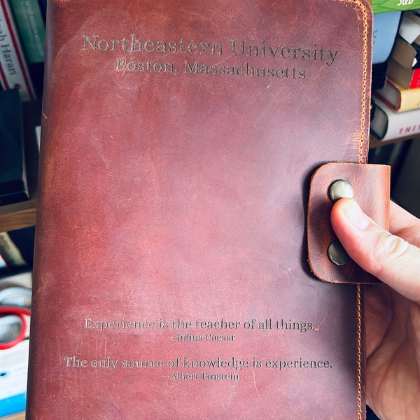 Leather Custom Engraved Journal, Personalized Journal, Custom Journal ...