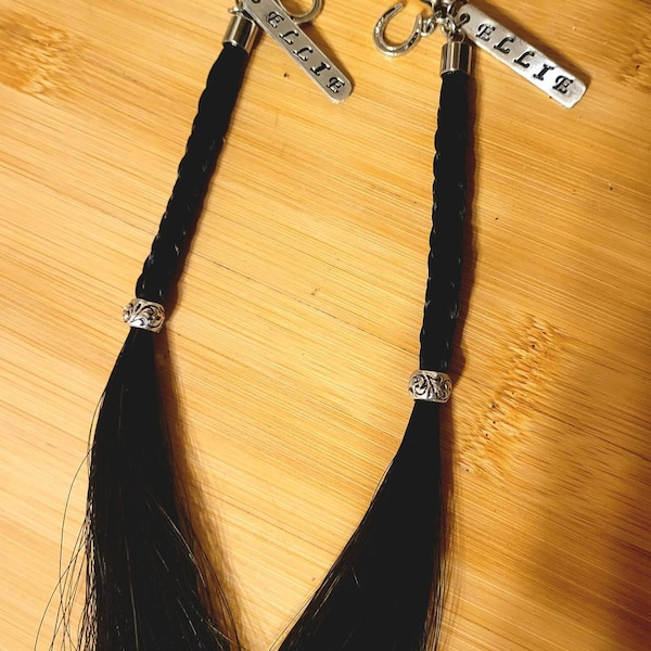 Custom/personalized Horse Hair Keychain Using Your Horse's Hair. Please ...