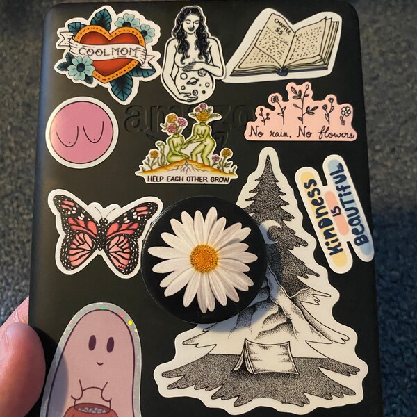 You Look Good Waterproof Sticker Colorful Happy Preppy Groovy Smile ...