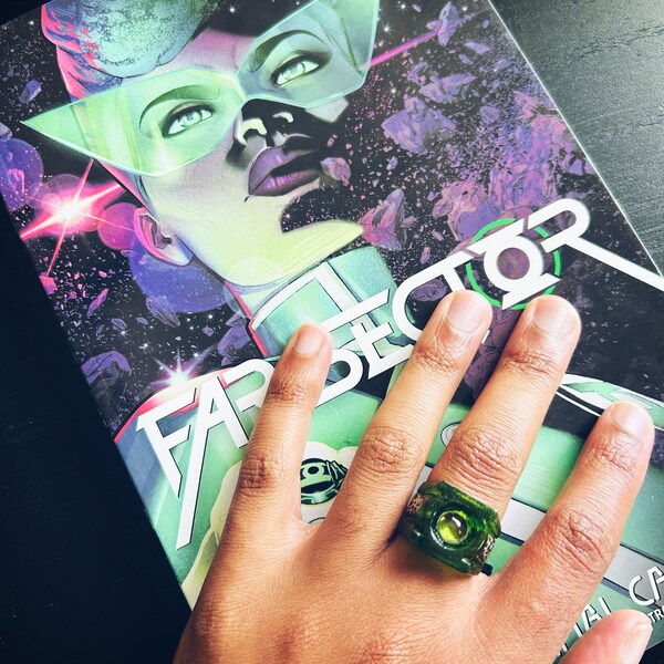 Anodized Yellow Fear Ring - Etsy