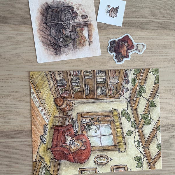 Cozy Mouse Cottage - Etsy