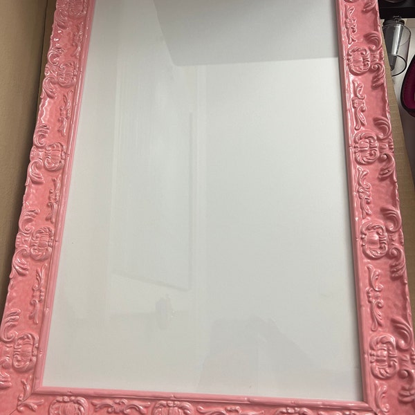 Ornate Pink Picture Frame, Nursery Decor, Shabby Chic Frames - 4x6, 5x7 ...