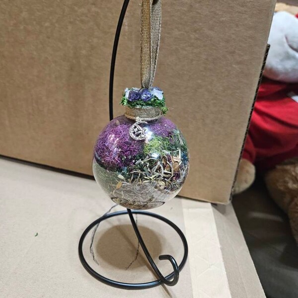 Moon Fairy Witch Ball | Protection Witches Ball | Cottagecore Decor ...