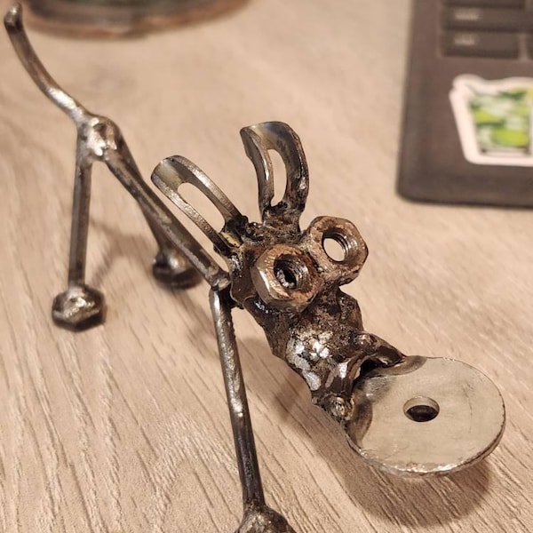 Welded Teamwork Sculpture, Handmade Metal Art - Etsy