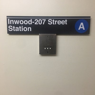 Inwood-207 Street Station New York City Subway Sign Wood Sign - Etsy