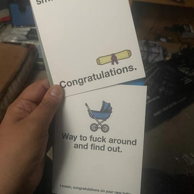 Well Timed Profanity Mother's Day Card, Funny Mothers Day Card ...