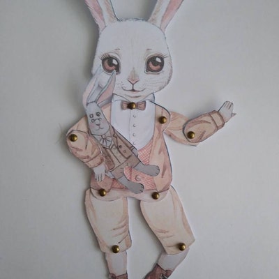 Teddy Bunny Rabbit, Paper Doll, Paper Toys, Paper Crafts, Paper Dolls ...