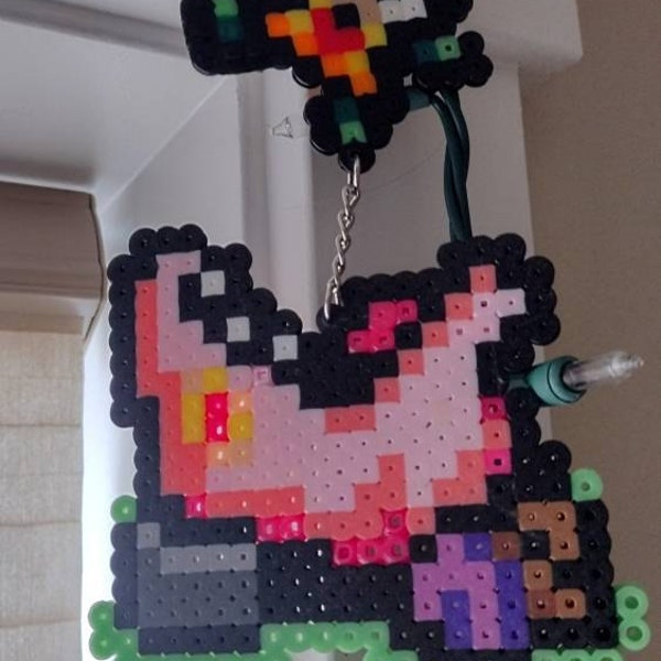 Maws Bead Sprite Keychain | Splatoon Salmon Run - Etsy