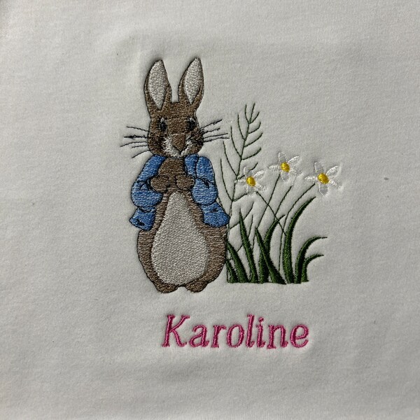 Peter Rabbit Flower 5 Size Embroidery Design , Embroidery Design ...