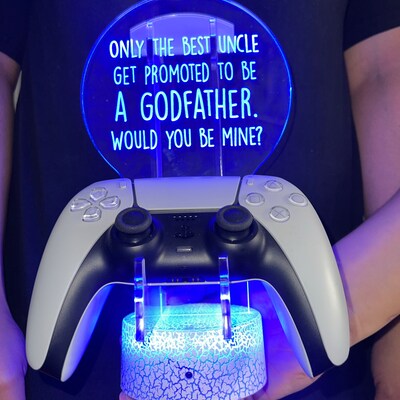 Game Streaming Personalised Name Display Twitch Streamer Edge Lit ...