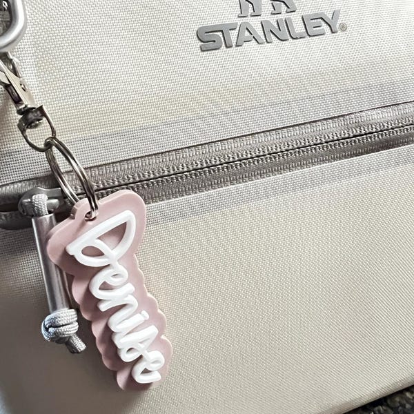 Acrylic Name Keychain, 3D Name Keychain, Backpack Keychain, Kids ...